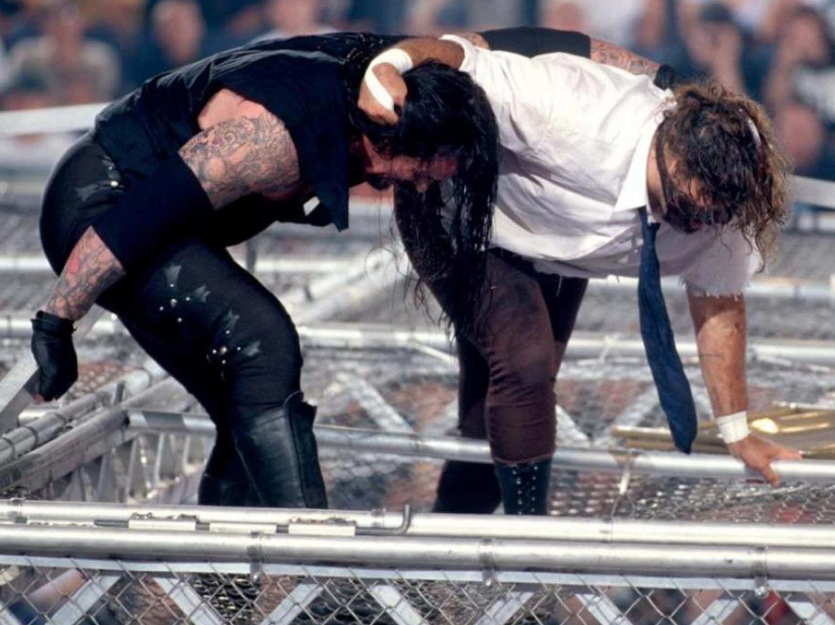 Wake Up With The Undertaker vs. Mankind Hell In A Cell (FULL MATCH ...