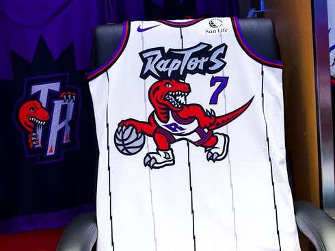 It Goes Without Saying The Raptors Should Permanently Wear The Dino ...