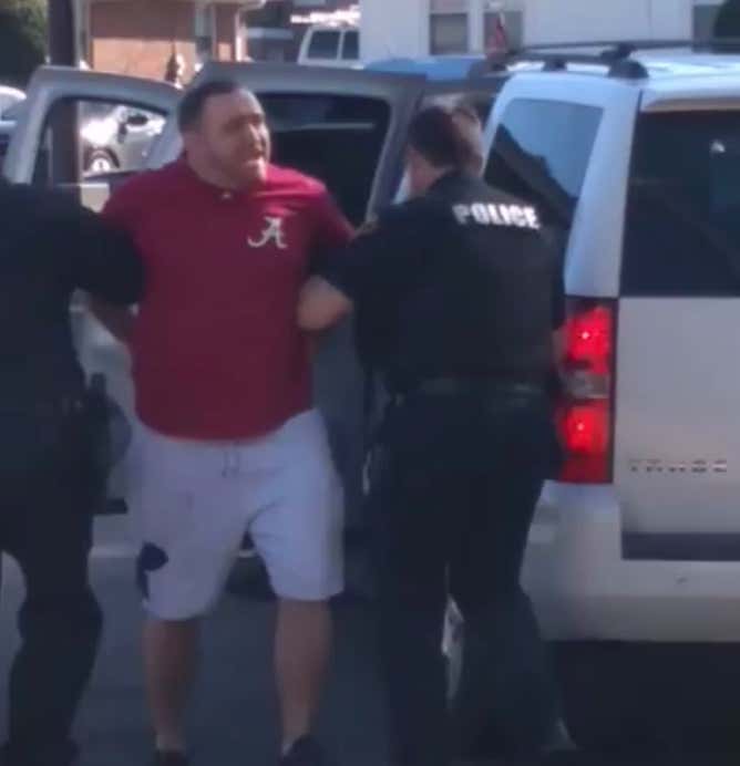 Bama Fan Arrested For Slashing Inflatable Baby Trump In Tuscaloosa ...