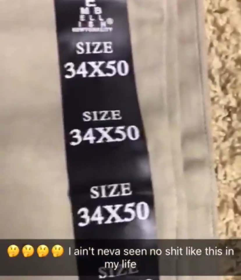 Size 34x50 Pants Look Exactly Like You’d Expect Them To: Simply ...
