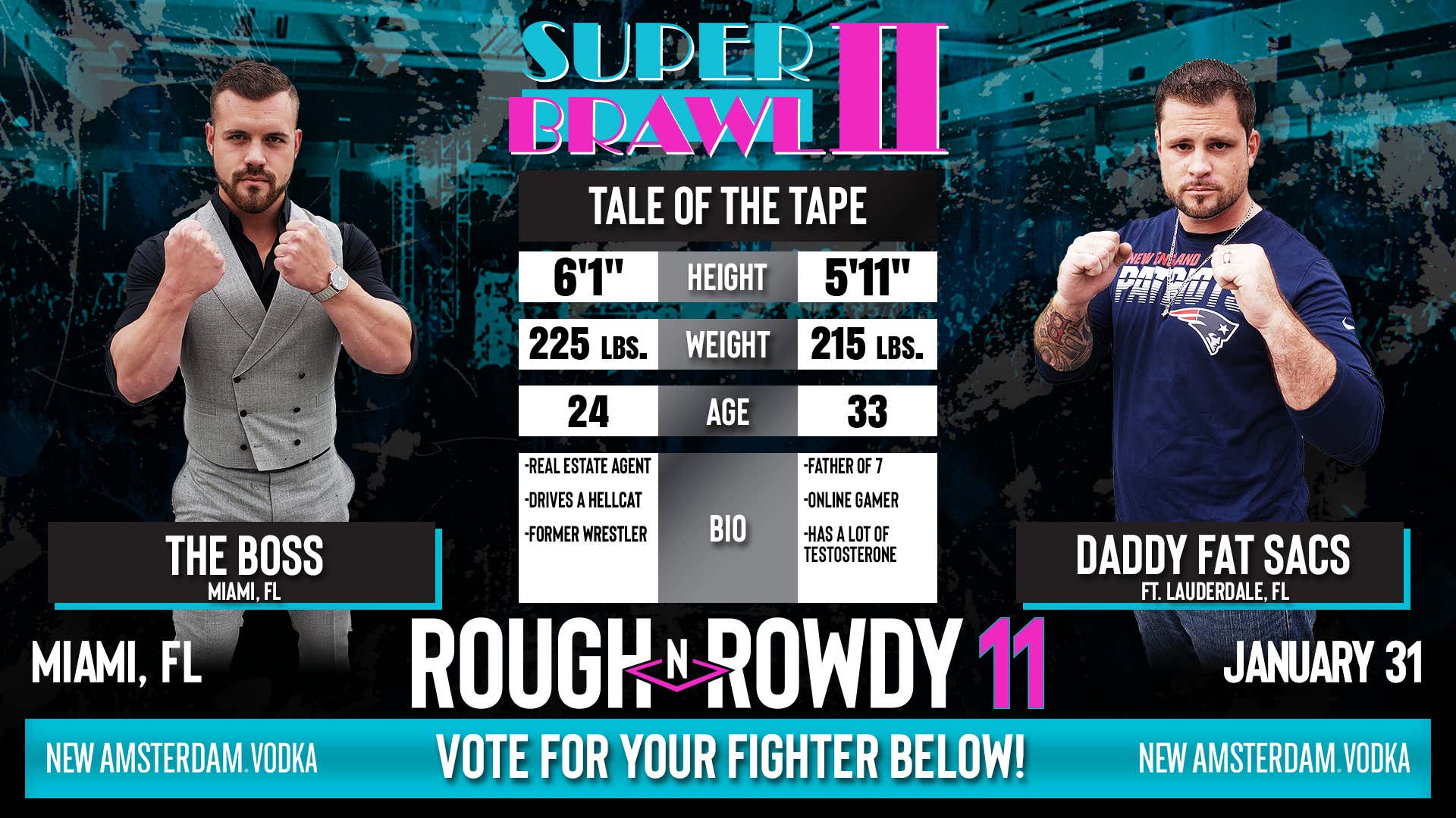 Pregame With The RnR 11 TALE OF THE TAPE... Wild Matchups All Over The ...