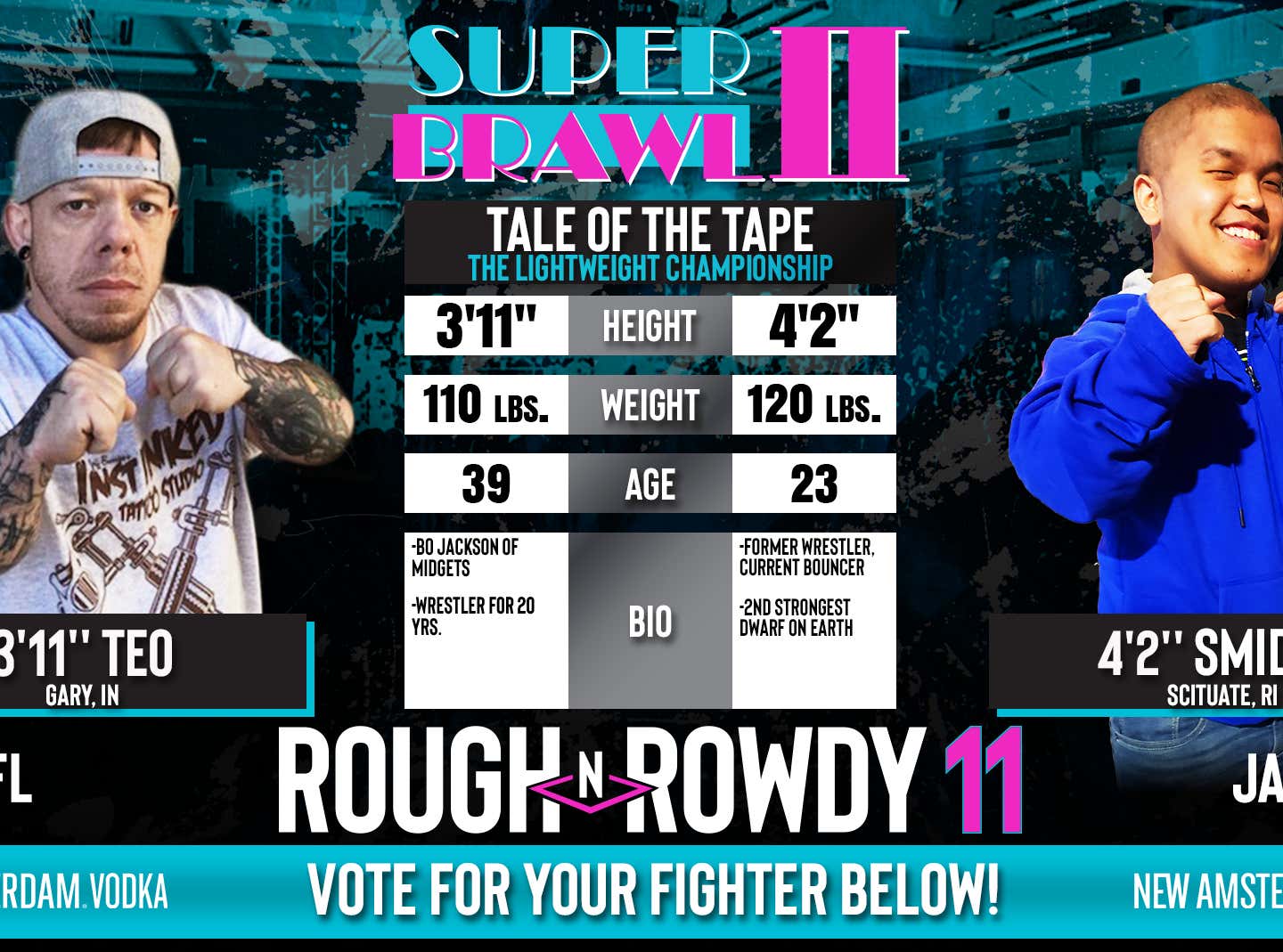 Pregame With The RnR 11 TALE OF THE TAPE... Wild Matchups All Over The ...