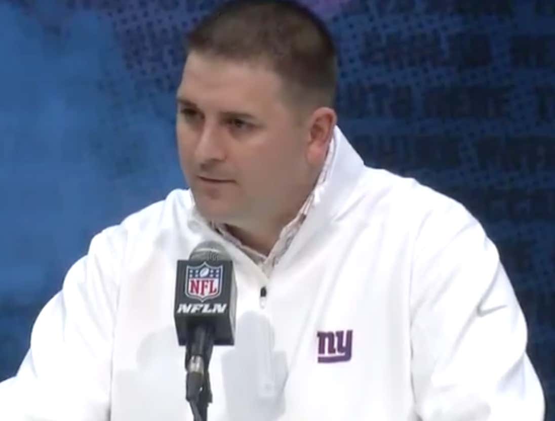 Joe Judge Was Coming In HOT At The Combine Today | Barstool Sports