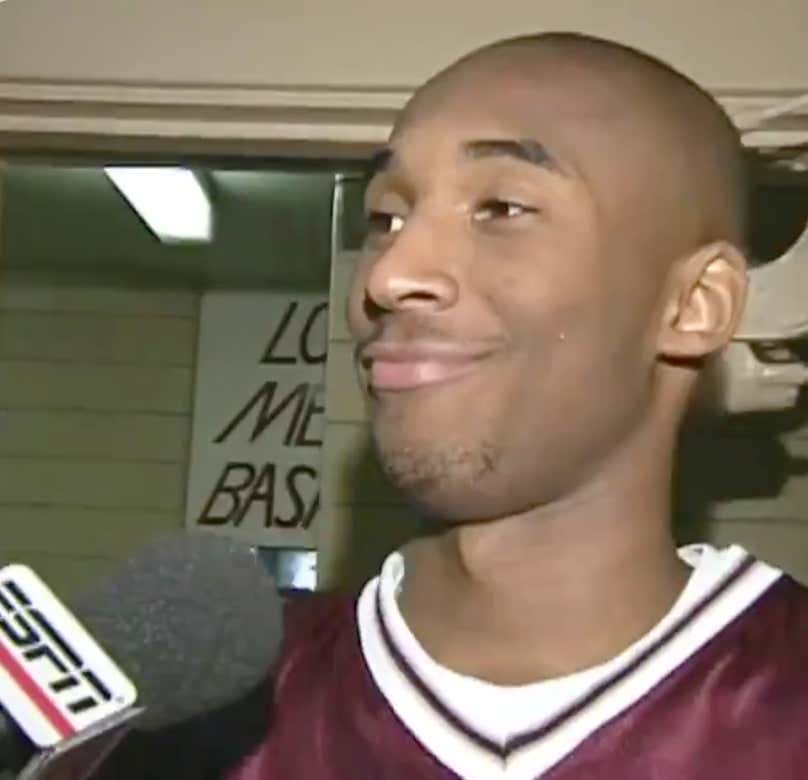 Awesome Clip Of High School Kobe Reacting To His Rivals Saying They're ...
