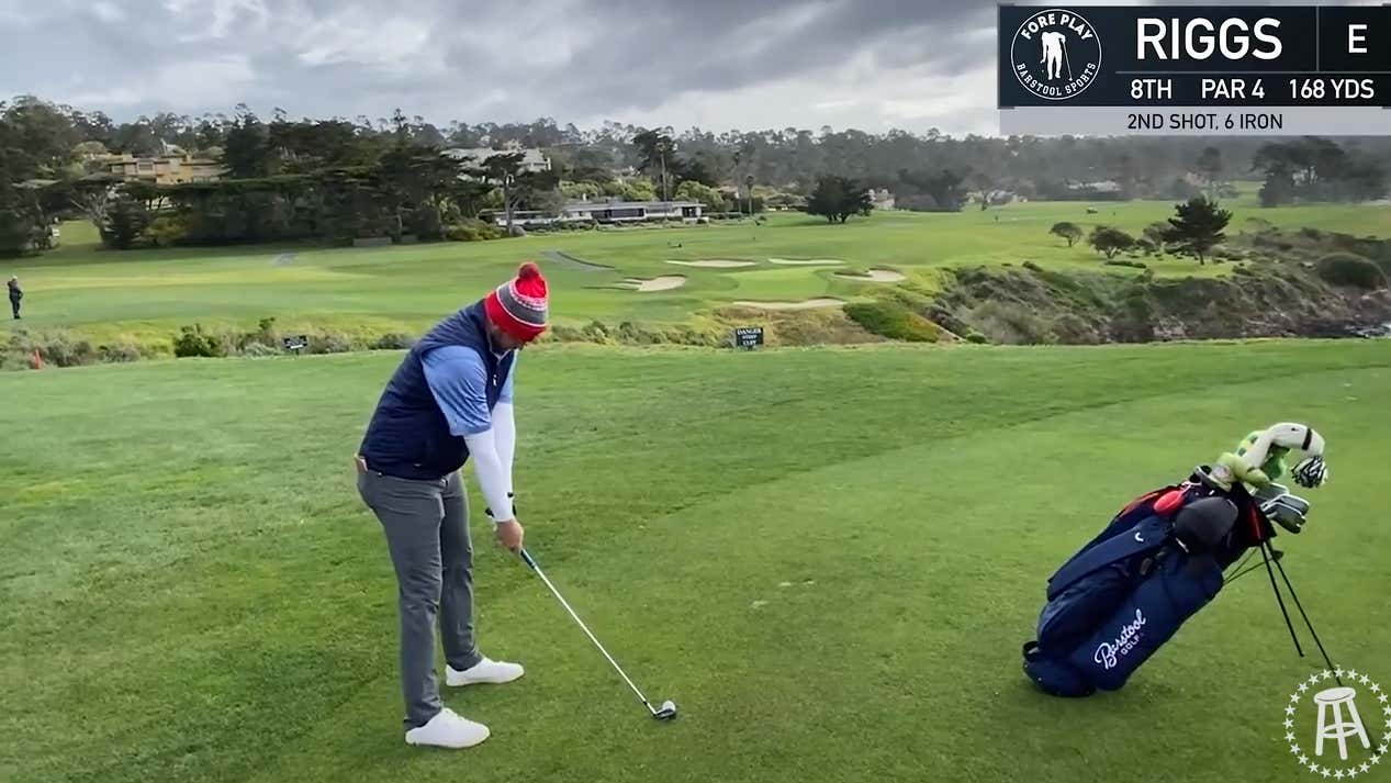 Riggs Vs Pebble Beach, 8th Hole | Barstool Sports