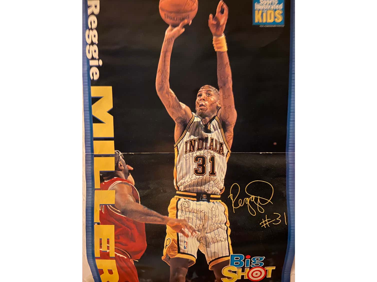 In 2001 I Defaced A Reggie Miller Poster In My Room With PG Graffiti ...
