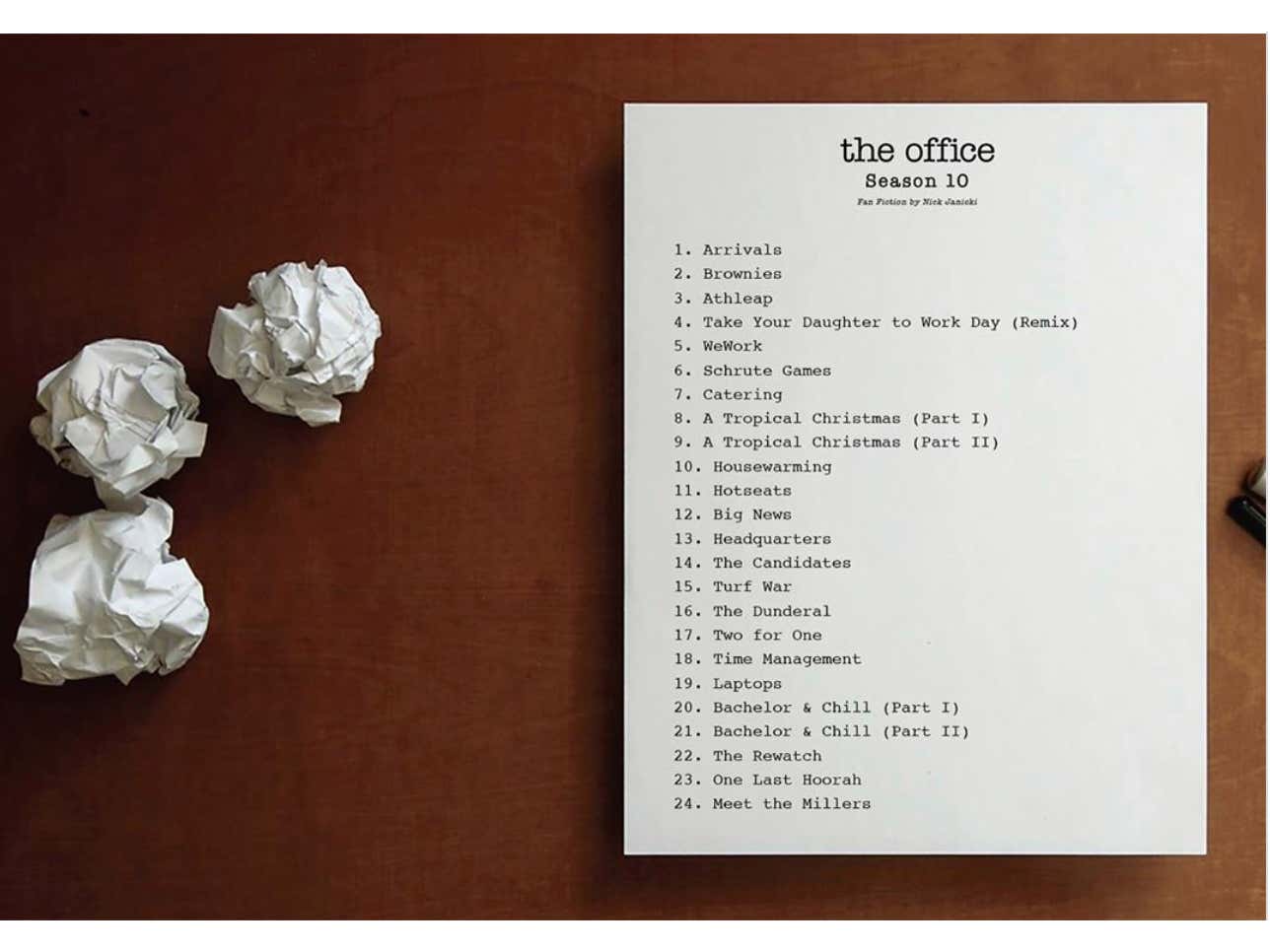 A Fan Spent Quarantine Writing A 24 Episode, 900 Page Screenplay For ...