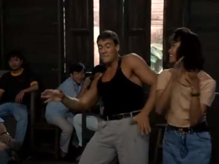 Wake Up With JCVD’s Dance Scene from ‘Kickboxer’ | Barstool Sports