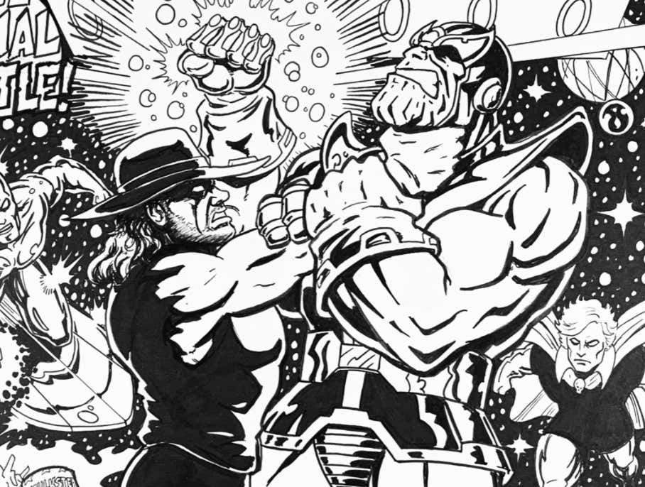 This Undertaker/Thanos Crossover Artwork Is The Coolest Thing You'll ...