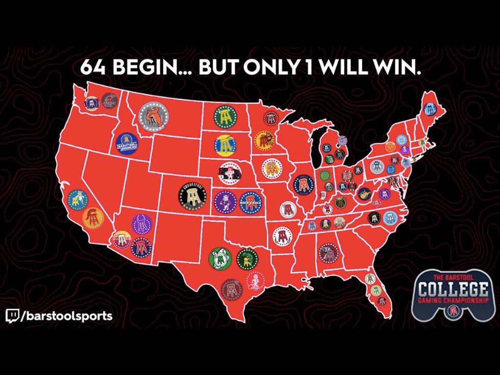 The 2nd Ever Barstool Gaming National Championship Bracket Is Kicking ...
