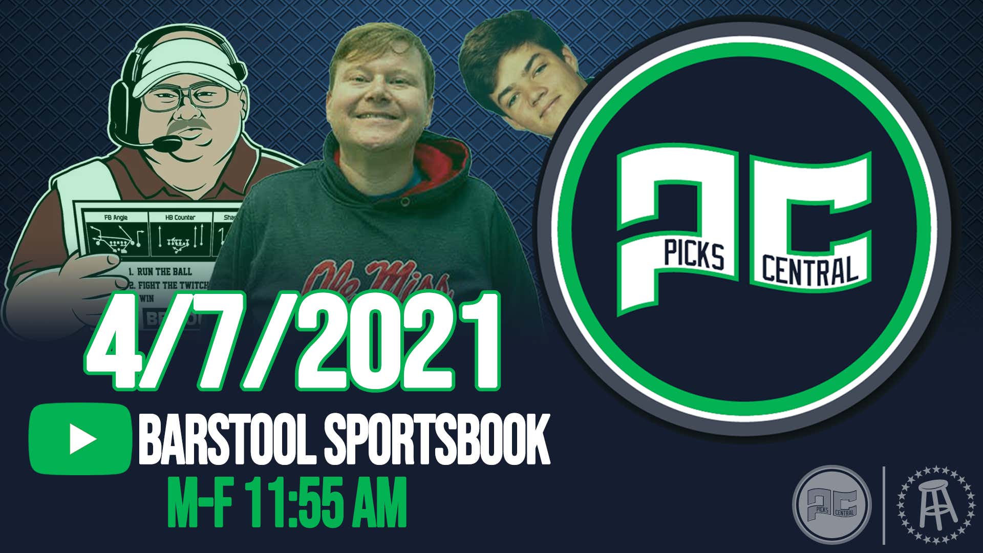 We Give Our Masters Picks on Today's Picks Central | Barstool Sports