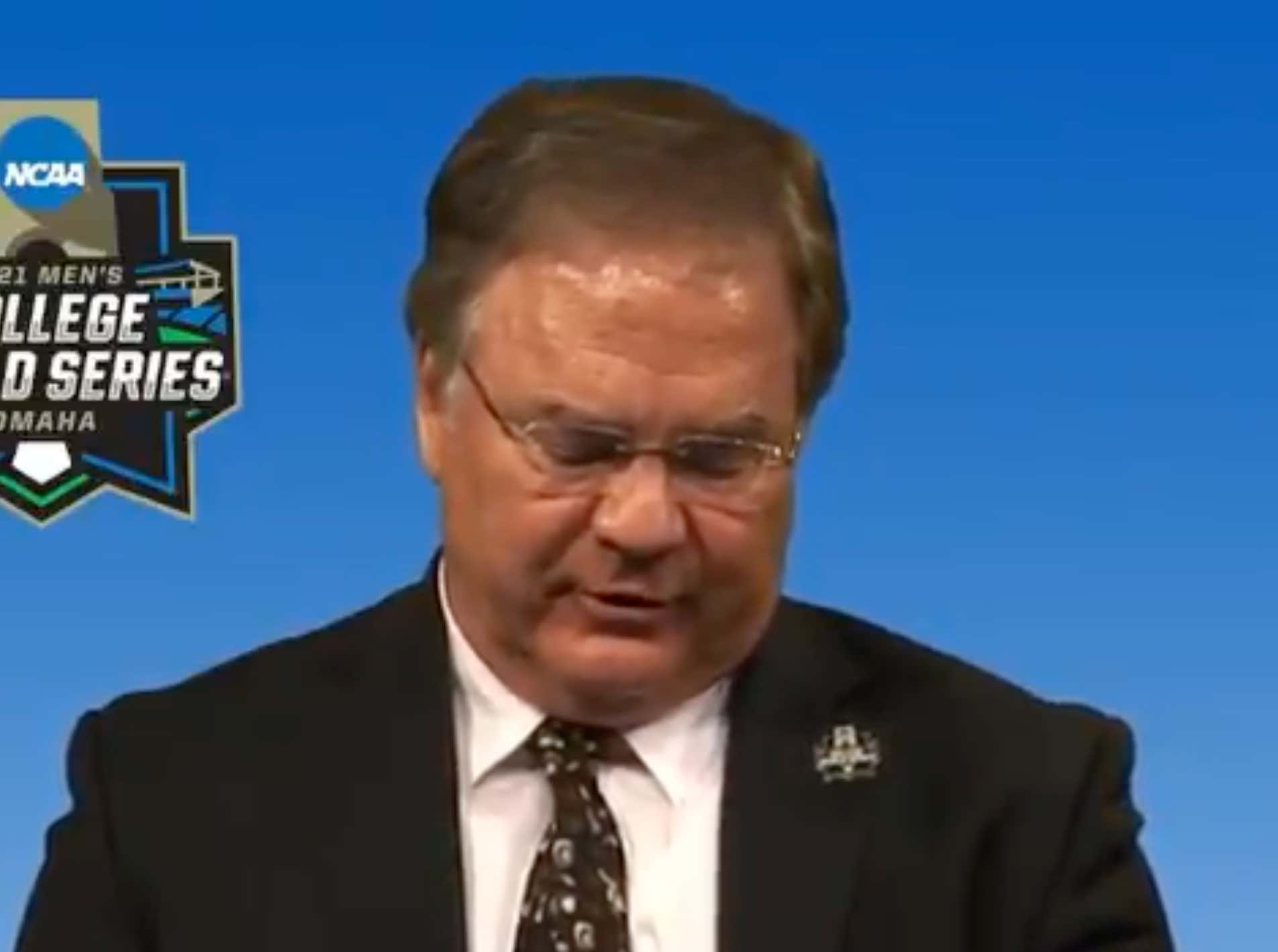 The NCAA Baseball Chairman Was Asked Why Alabama Made the Tournament ...