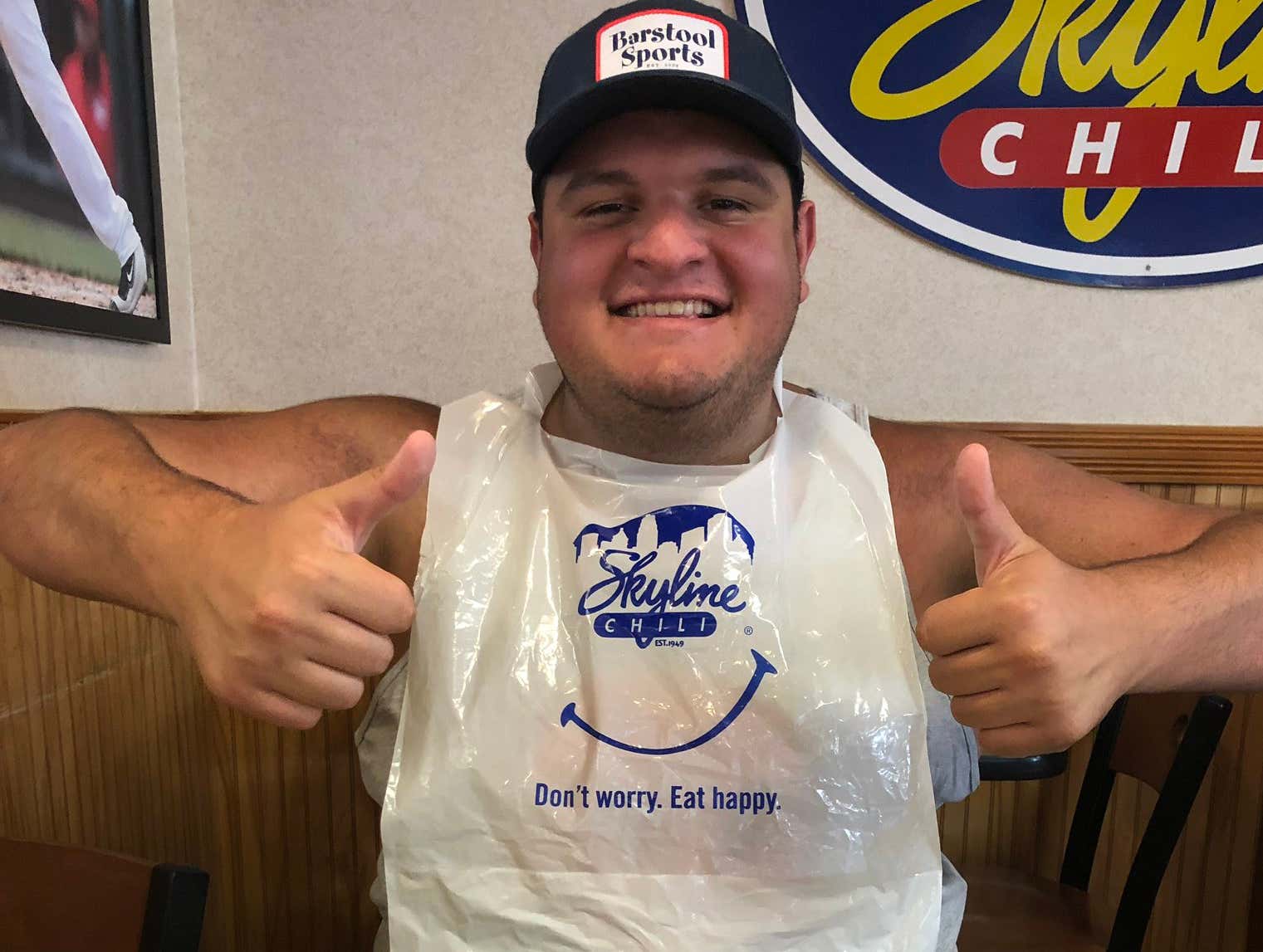 I Think I Need To Start Wearing Bibs More Often | Barstool Sports