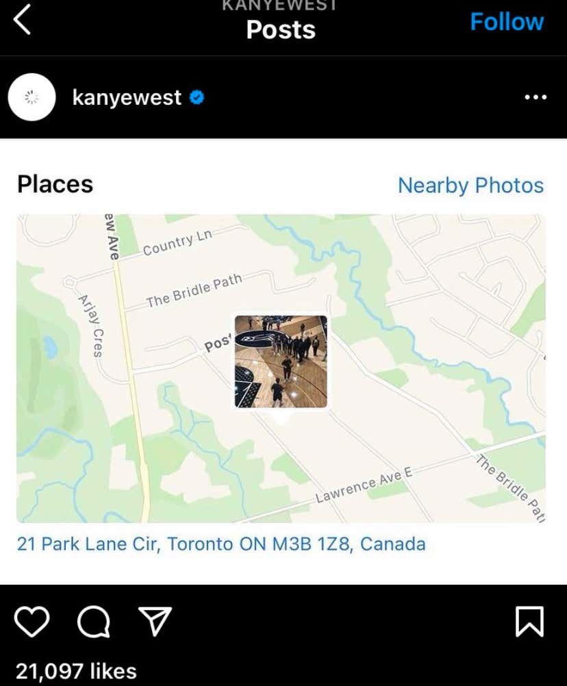 Kanye West Just Doxed Drake's Address Online Because He Was Mad About A ...