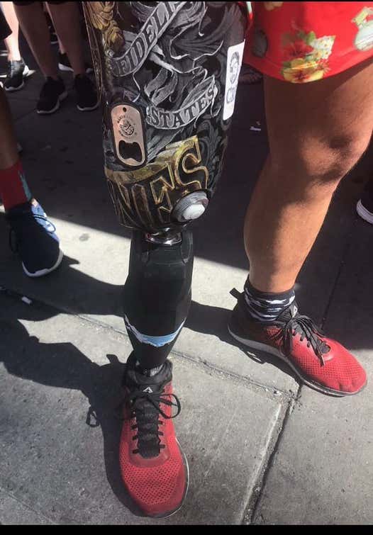 Marine Shows Off The Most Incredible Prosthetic Leg of All-Time ...