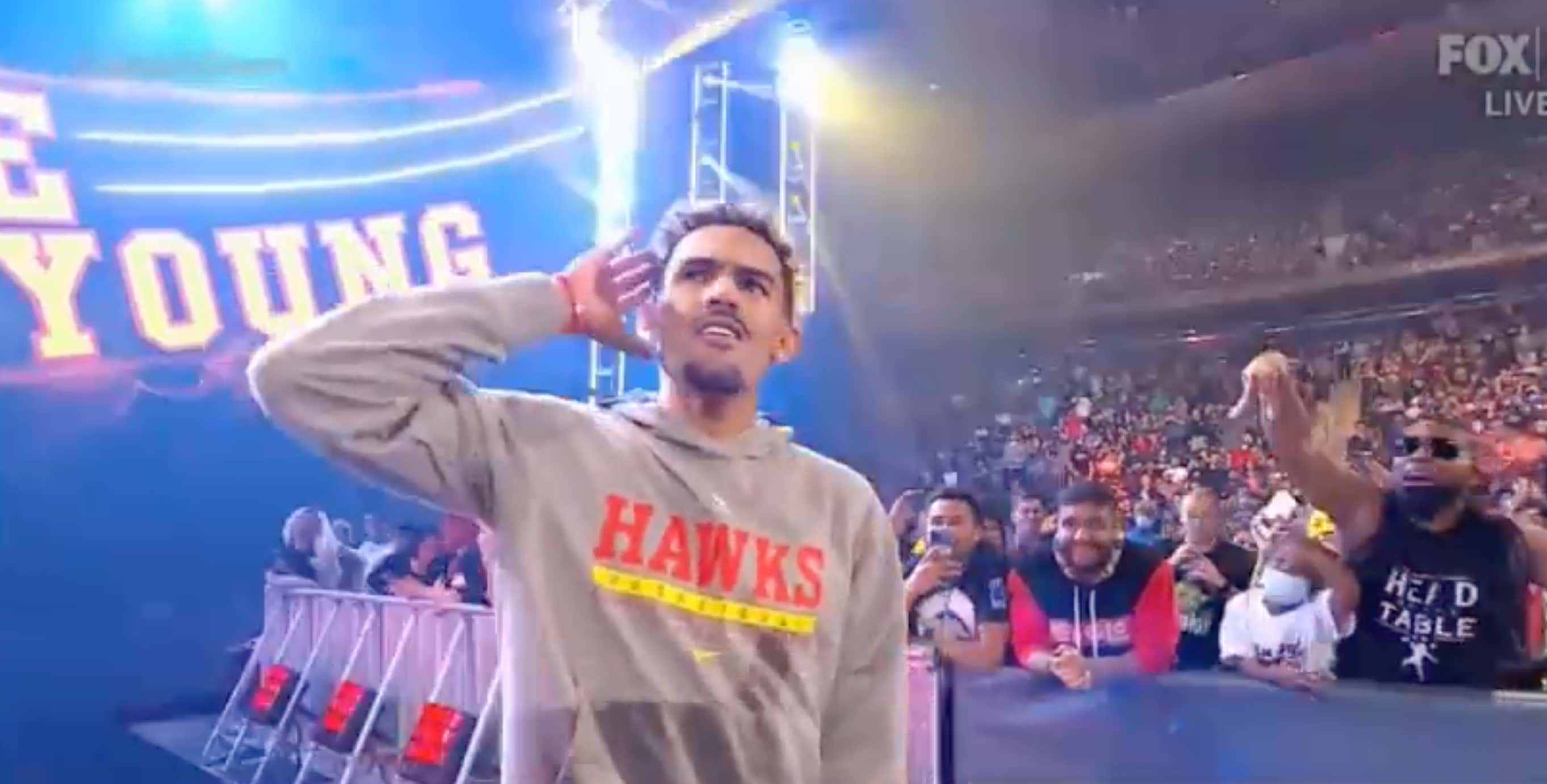 Trae Young Officially Owns MSG After Becoming A Literal Wrestling Heel Trae Young Officially Owns MSG After Becoming A Literal Wrestling Heel