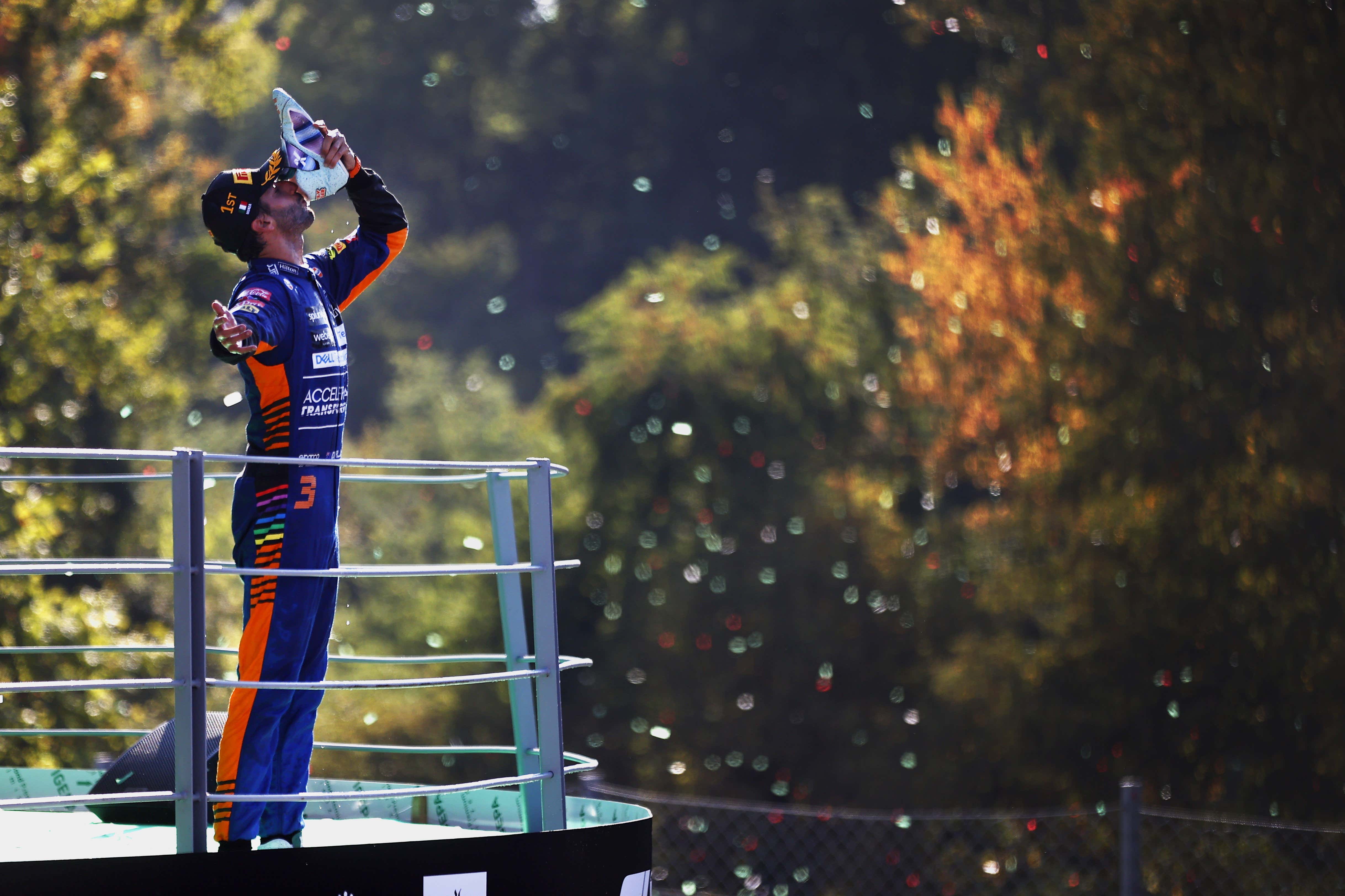 Shoeys Are Officially BACK: Daniel Ricciardo Wins a Dramatic Italian ...