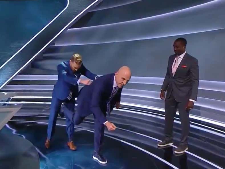 It's Only A Matter Of Time Before Liam McHugh Gets Kicked In The Nuts ...