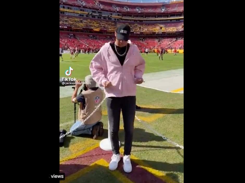 Piece Of Shit Jackson Mahomes Tik Tok Danced On A Chained Off Sean ...