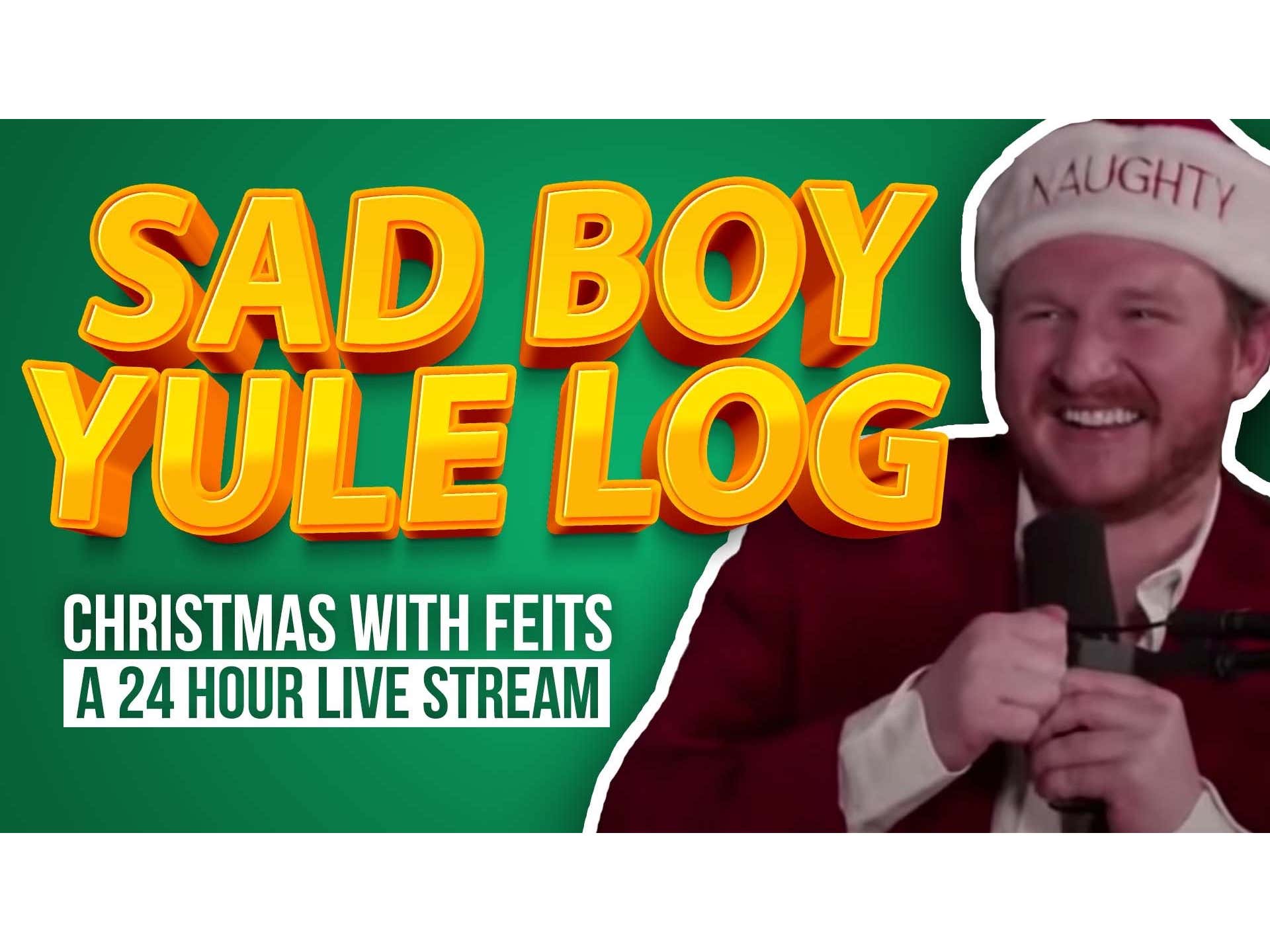 The Sad Boy Yule Log is Live! | Barstool Sports