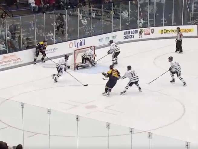 We Have The First Ever "Fake Michigan" Goal In Hockey History And It Is ...