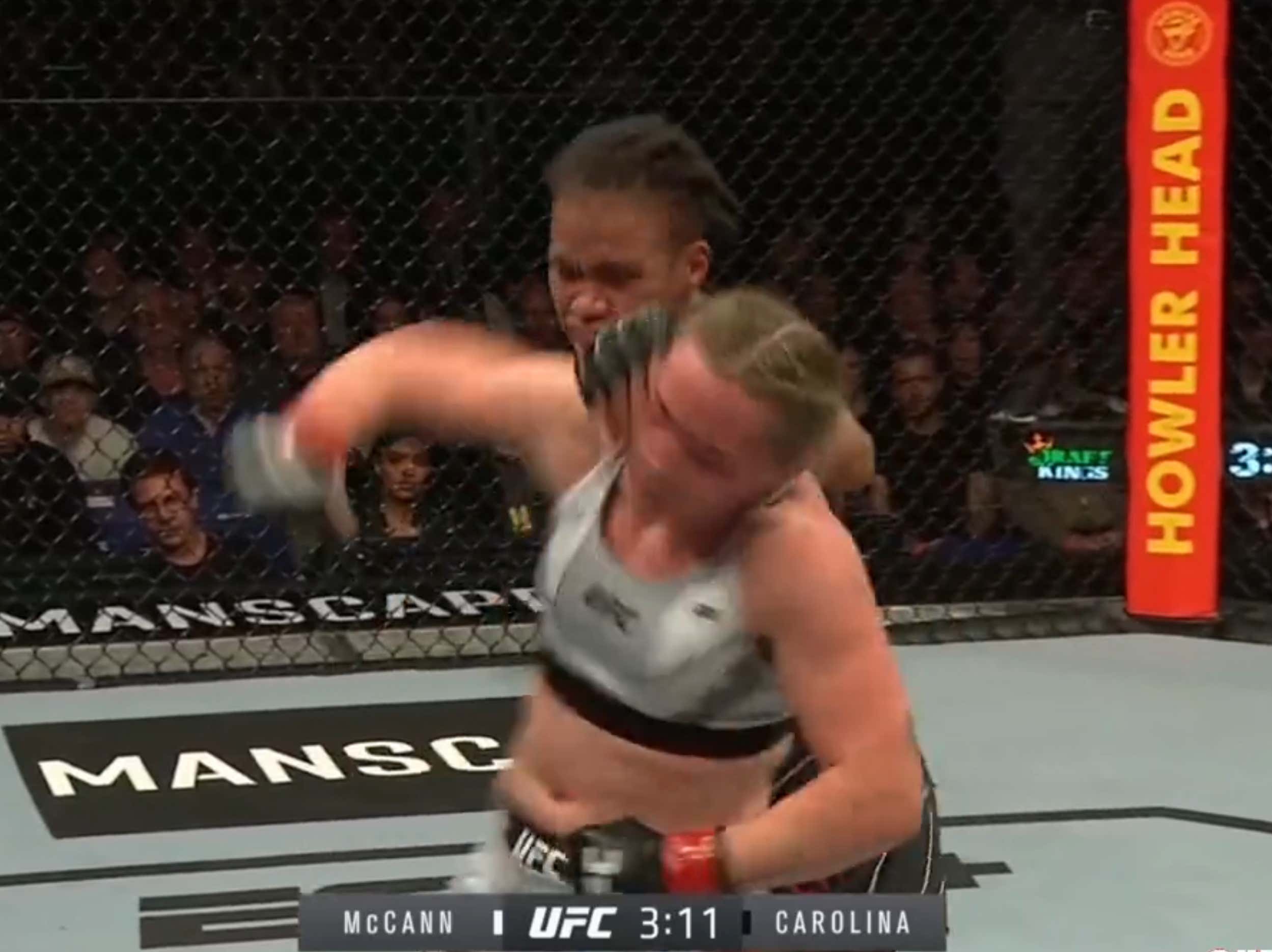 MEATBALL MOLLY WITH A SPINNING BACK ELBOW KNOCKOUT FROM HELL | Barstool ...