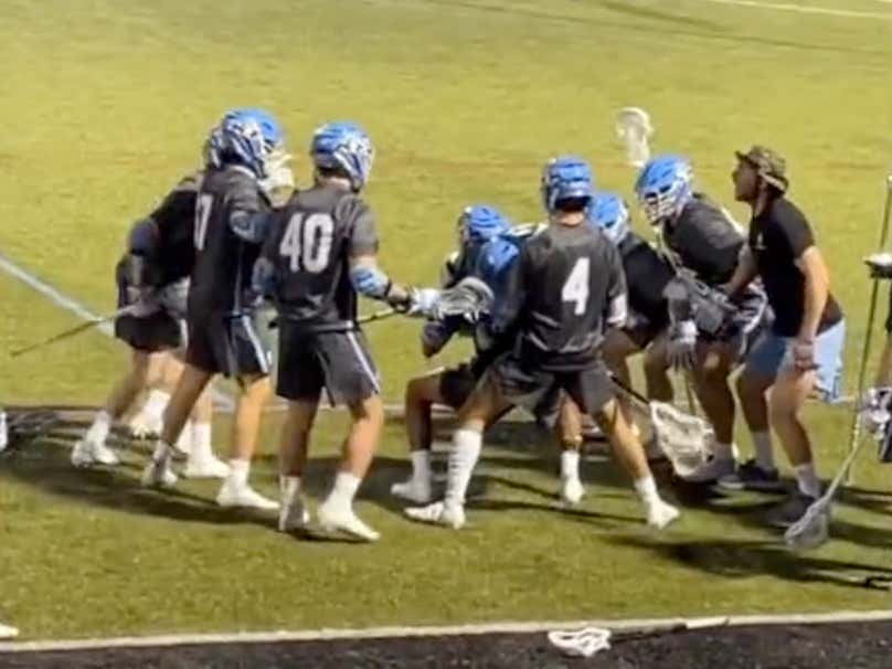 The Tufts Lacrosse Team Has The Most Elite Bench Mob In All Of Sports ...