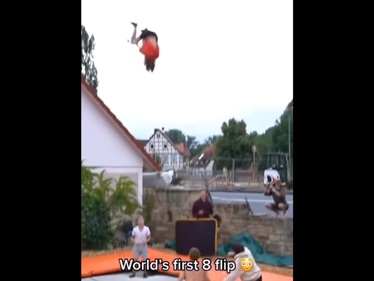 The World's First "8 Flip" Is Crazy | Barstool Sports