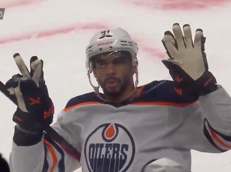 Say What You Want About Evander Kane, But This "Game 7" Celebration Was ...
