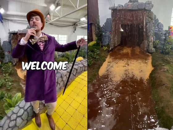 Mr. Beast Recreated Willy Wonka's Chocolate Factory And The Sneak Peak ...