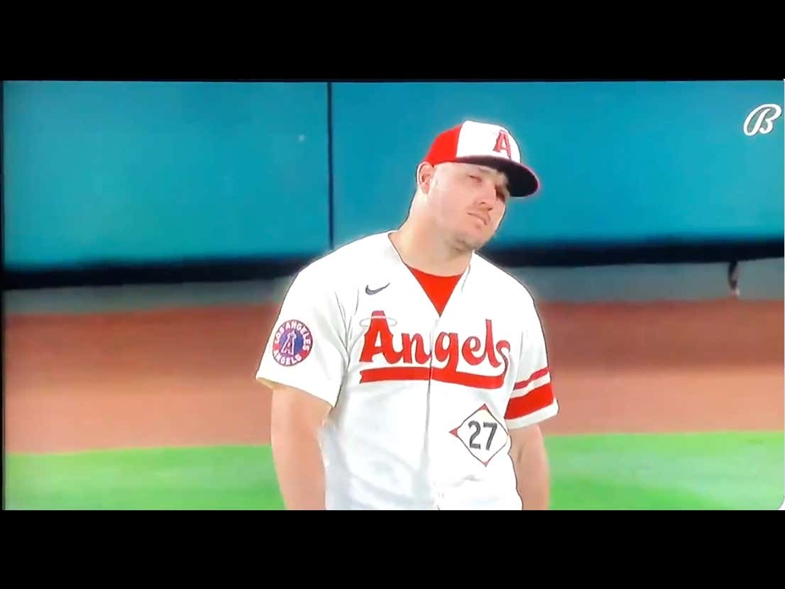 Mike Trout Literally Has To Do It All - Hits A Homer AND Has To Let The ...