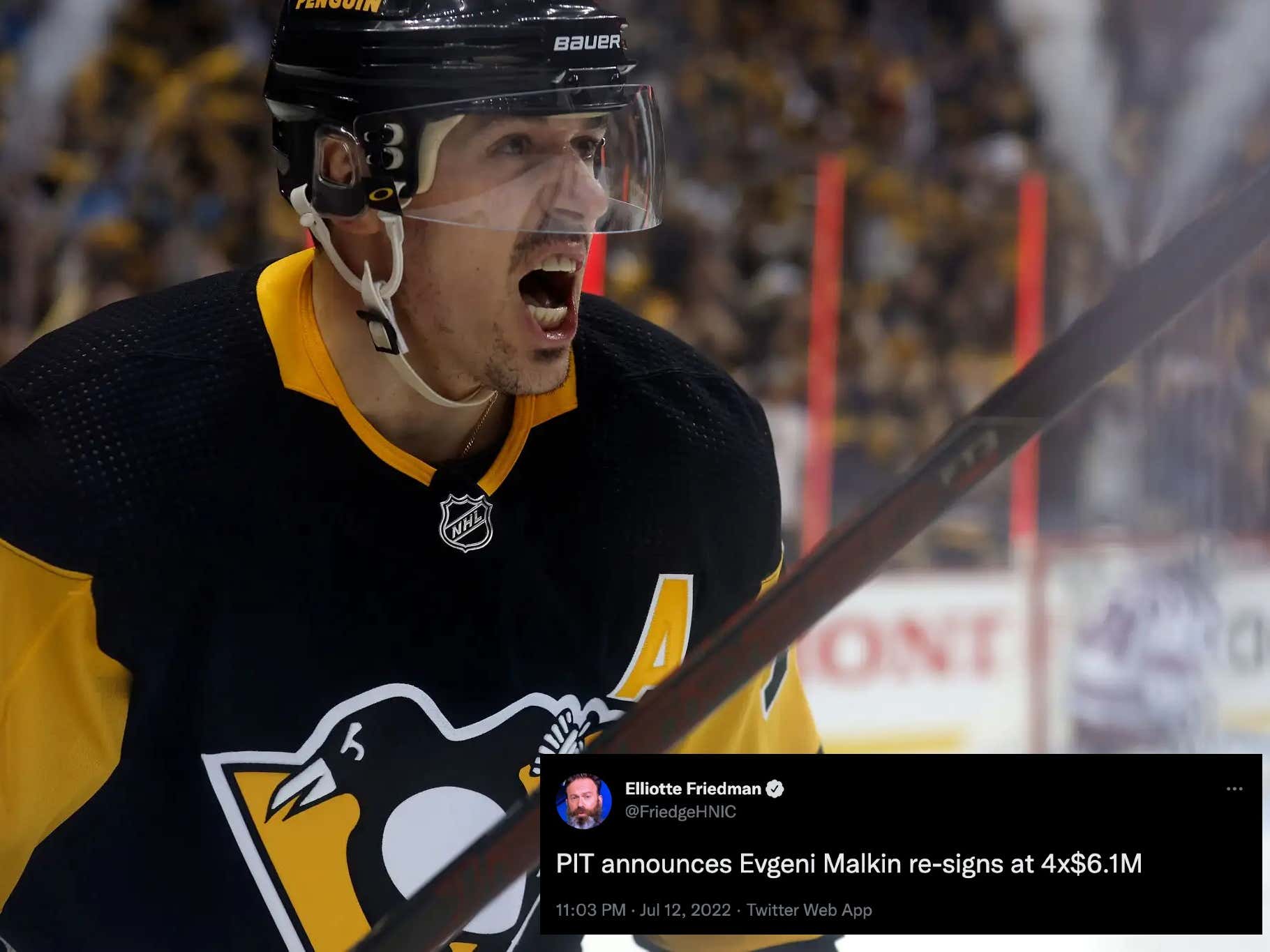 Evgeni Malkin Is A Liar And A Scoundrel, Re-Signs With Pittsburgh ...
