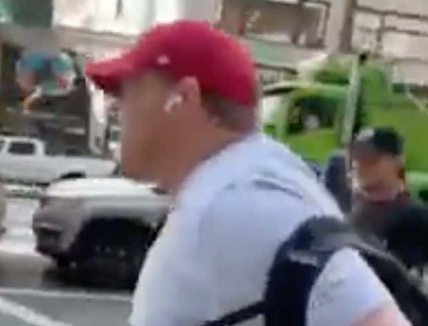 Ben Mintz Sprinting Through Manhattan To The Barstool Office Is The ...