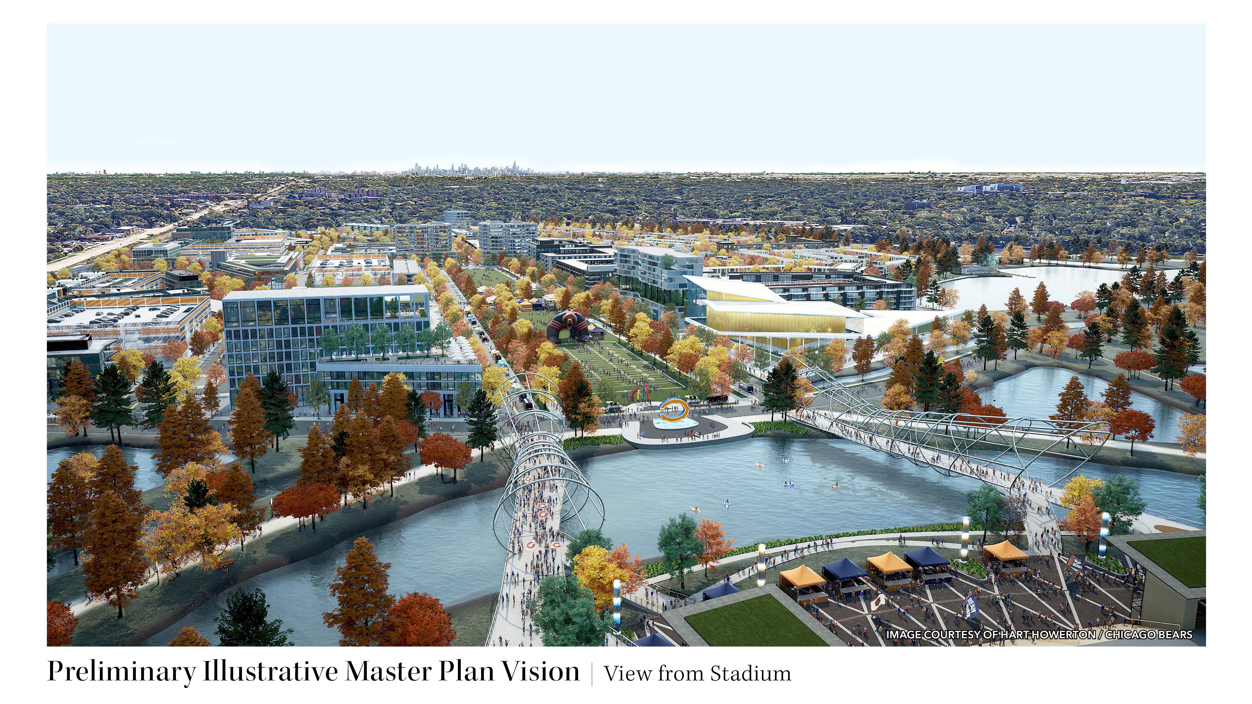 Three More Detailed Images Of The Proposed Arlington Park Bears Stadium ...
