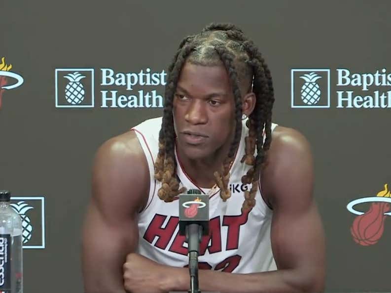 Jimmy Butler Was Already In Midseason Form During His Media Day Press ...