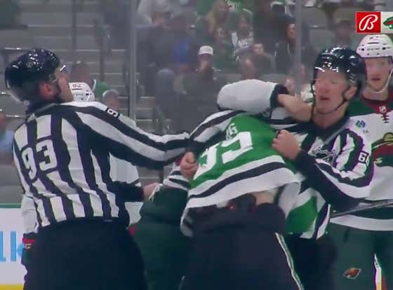 Hockey Refs Are Tough As Nails: Referee Takes A Falcon Punch To The Jaw ...