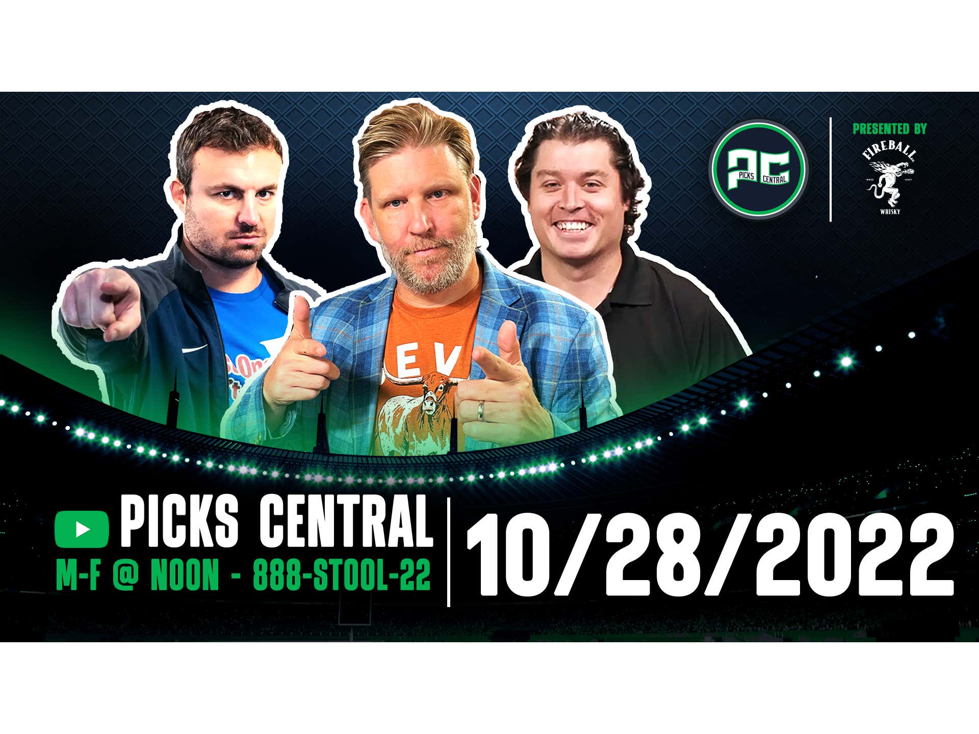 Barstool Sports Picks Central || Friday, October 28, 2022 | Barstool Bets