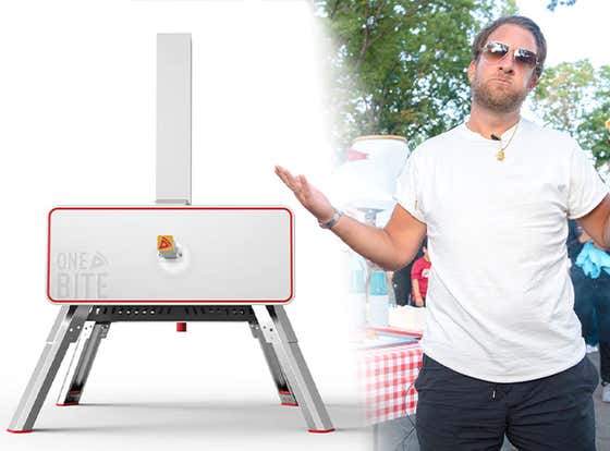One Bite Charcoal Pizza Oven | Blogs & Videos | Barstool Sports