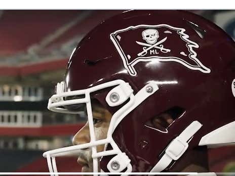 Mississippi State's Pirate Themed Helmets In Honor Of Mike Leach Are ...