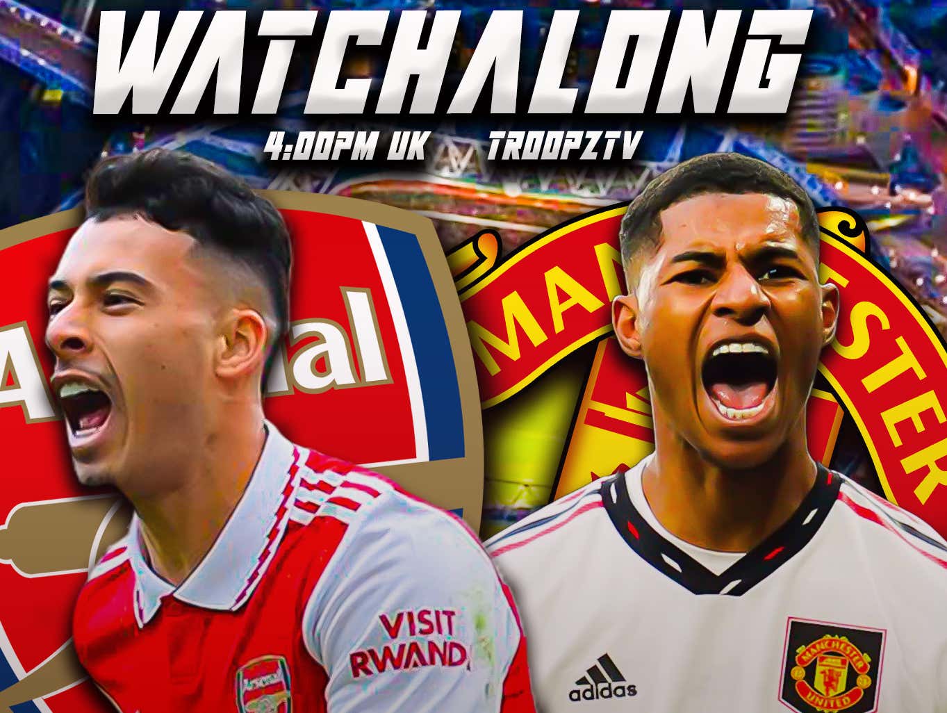 Arsenal Vs Manchester United Premier League Live Watchalong W Troopz Barstool Sports