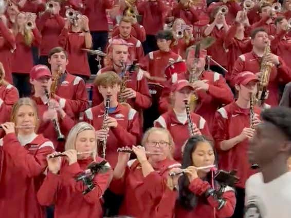The Arkansas Band Playing 'Neck' After Beating The Shit Out Of LSU Last ...