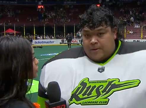 Saskatchewan Rush Goalie Alex Buque Put On A Clinic On How To Dominate ...