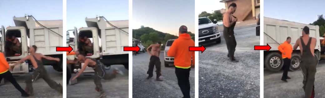 Drunk Man in Overalls Who Definitely Does Not Have AIDS Gets Walloped ...