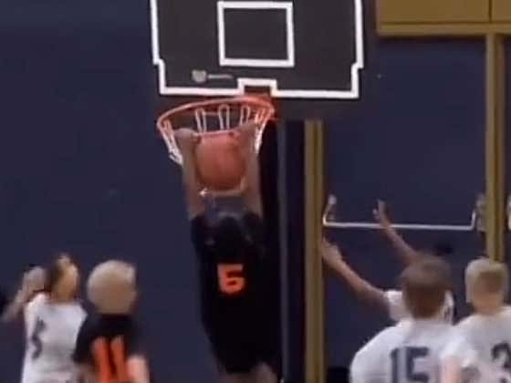 This Kid Is Awesome For Dunking, But No Hoop In Youth Basketball Should ...
