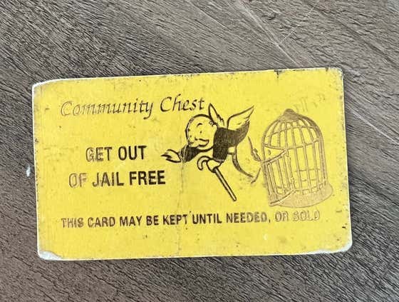 A Genius Driver Tried To Use A "Get Out Of Jail Free" Monopoly Card ...