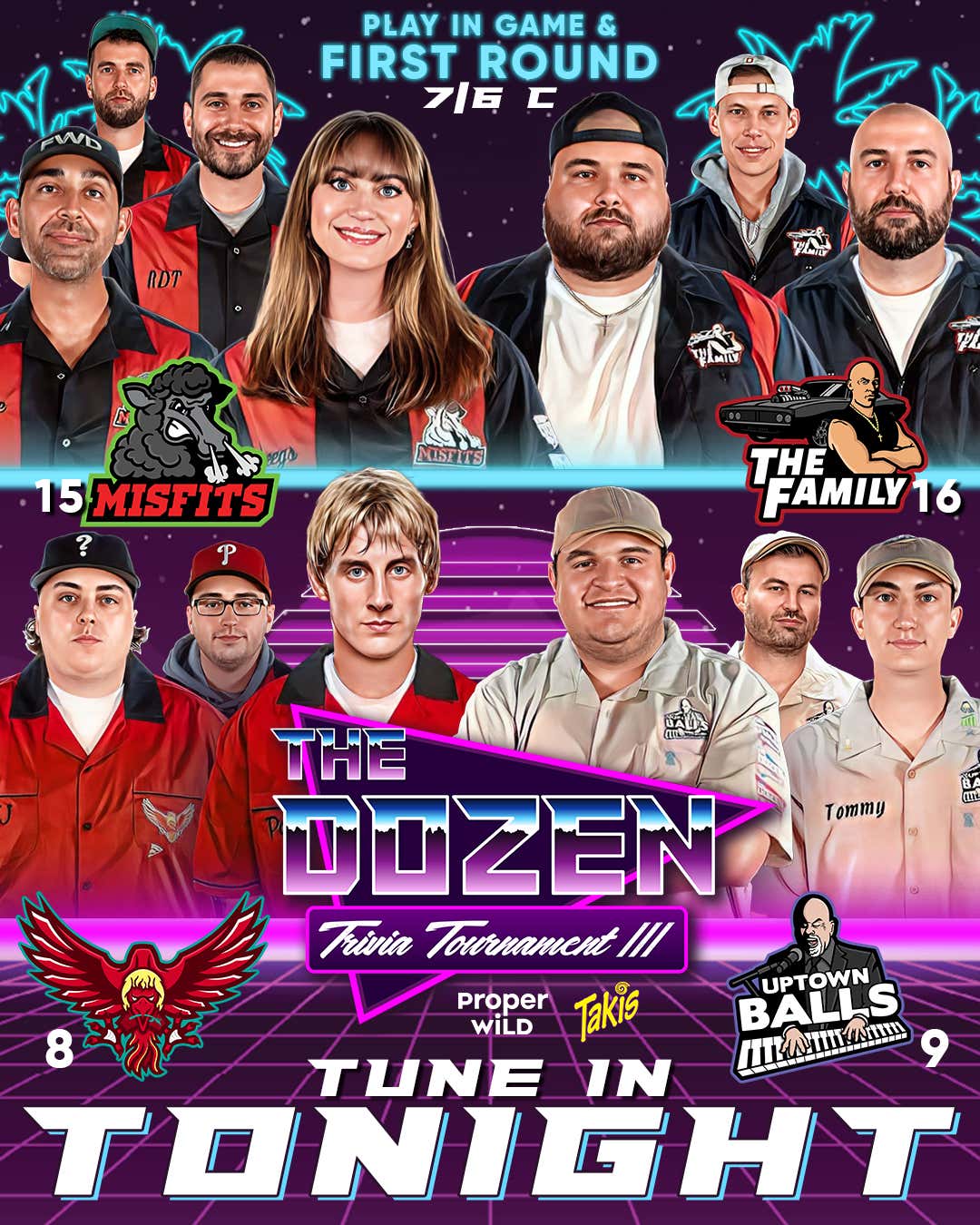 Paddy the Baddy vs. Defending Trivia Champs As The Dozen Tournament III ...