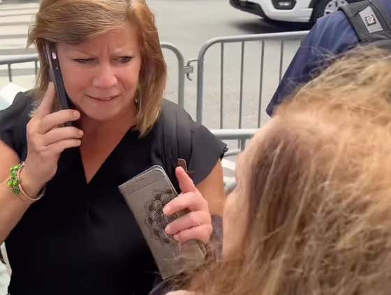 Crazy Lady Bitching About The President Coming To New York Then Turning ...