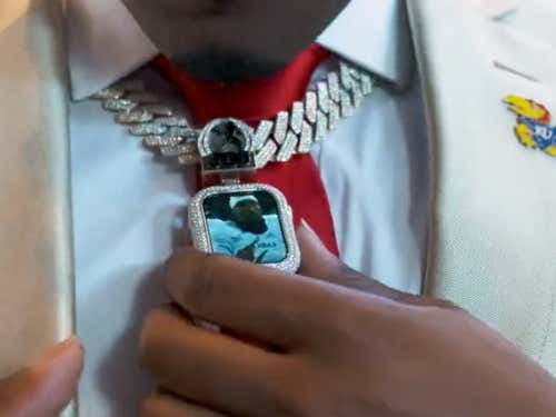 Kansas QB Jalon Daniels Showed Up To Big 12 Media Day Rocking A Chain ...
