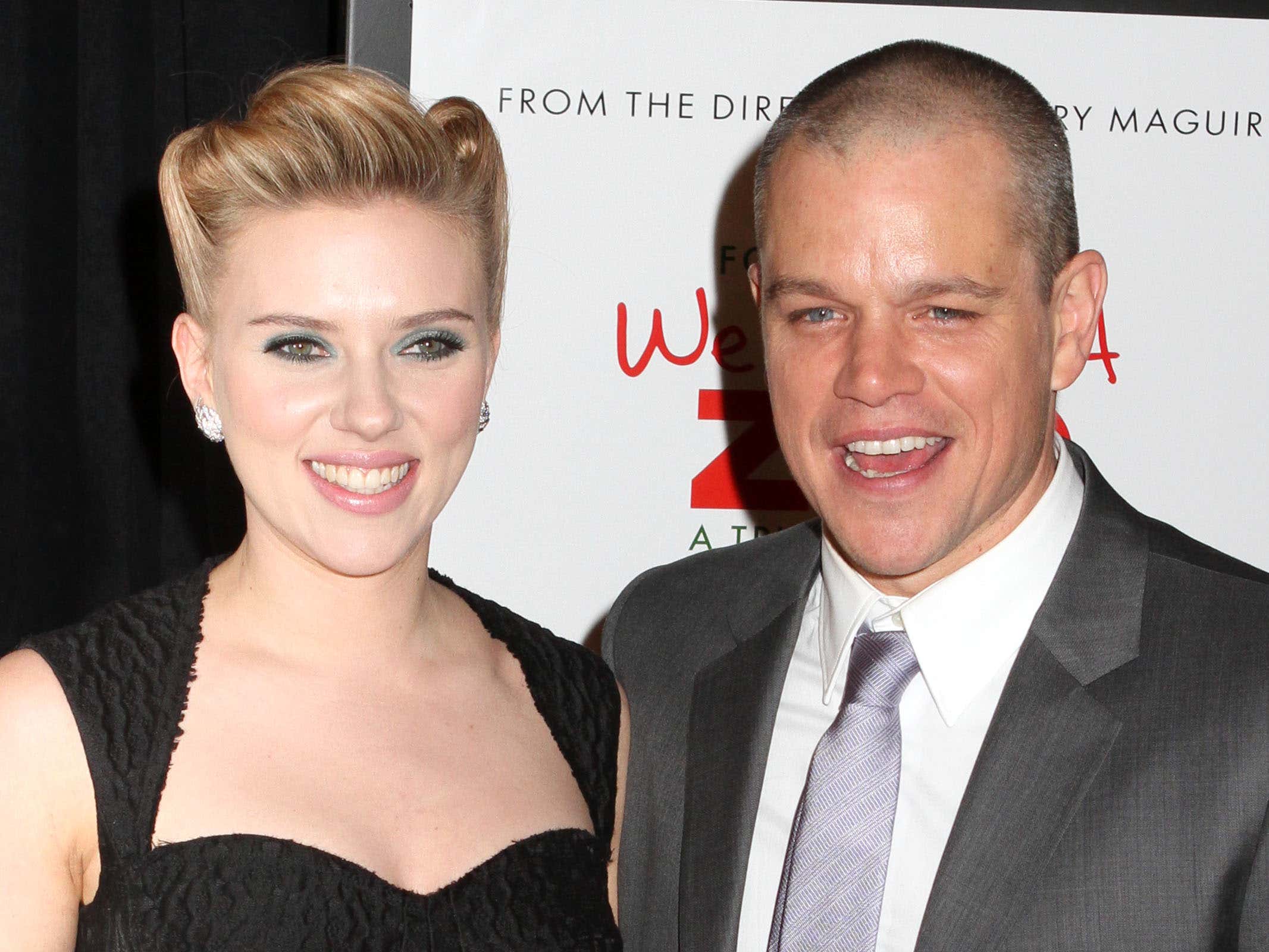 Prayers Up For Matt Damon Over His HELLISH Experience Kissing Scarlett ...