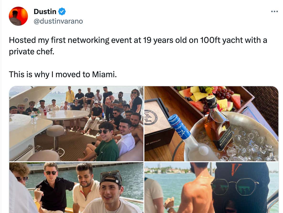 Boat Full Of 19 Year Old Dropshipping Bros Goes Viral For Looking Like ...